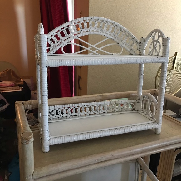 Wall Decor | Vintage Wicker Rattan Bamboo Cane Shelf | Poshmark